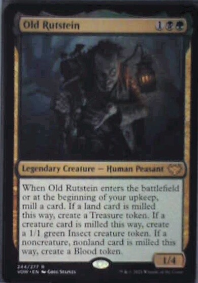 Old Rutstein - Innistrad: Crimson Vow: #244, Magic: The Gathering Nm ...