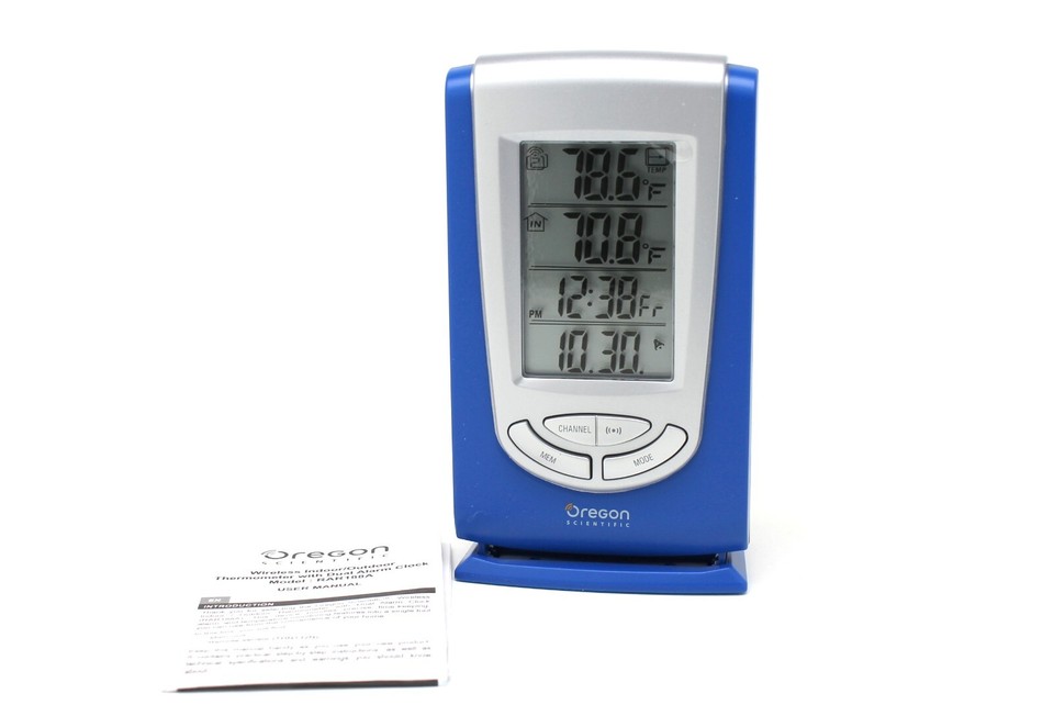 Oregon Scientific RAR188A Wireless Indoor/Outdoor Thermometer NO SENSOR ...