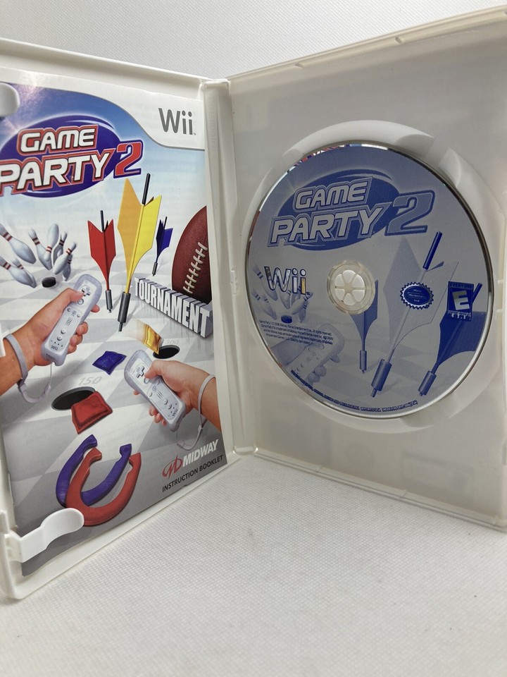 Game Party 2 (Nintendo Wii, 2008), w/ manual, Tested! 31719192045| eBay