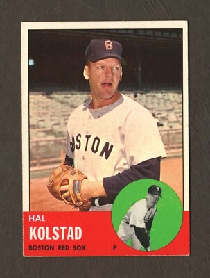 1963 Topps Baseball Card #574 Hal Kolstad – Boston Red Sox | eBay