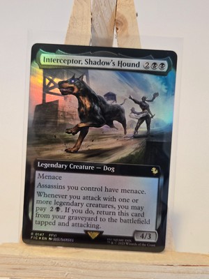 MTG Interceptor, Shadow's Hound Extended Art Foil Final Fantasy 147 FF6 NM | eBay