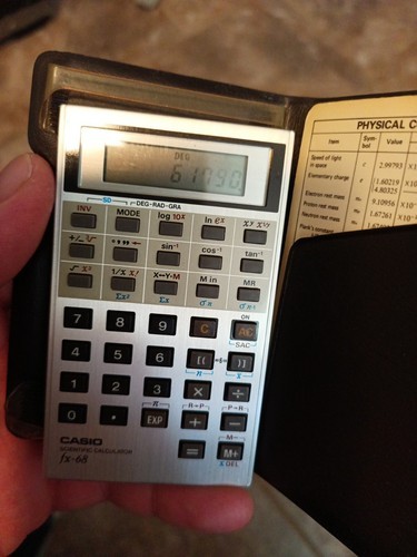 Vintage Super Rare Casio FX-68 Scientific Calculator Working | eBay