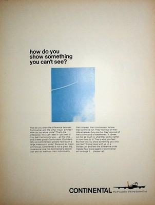 Original 1969 Vintage Print Ad: Intercontinental Golden Jet Continental ...