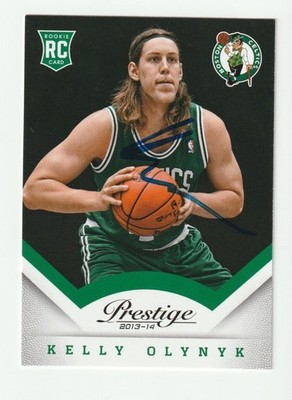 Kelly Olynyk Signed 2013-14 Panini Prestige Card RC Auto Celtics ...
