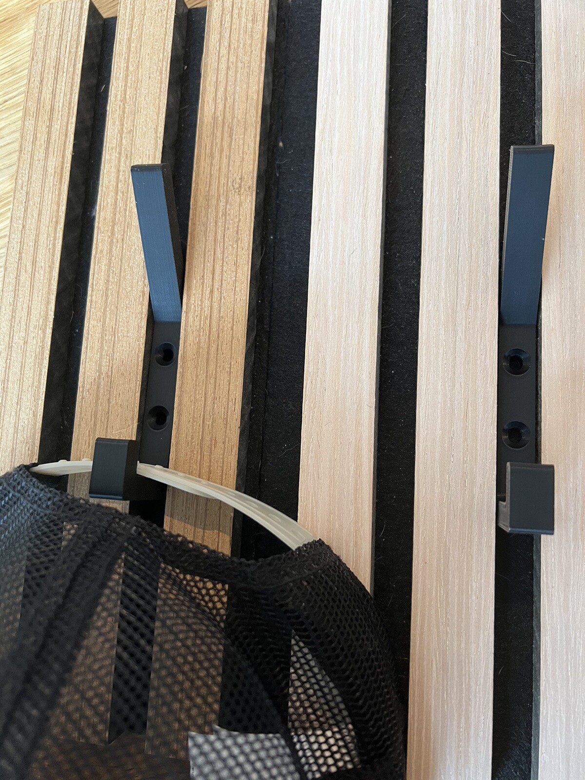 2 x Garderoben Haken Designhaken Für Akustik Paneele Acoustic Panel ...
