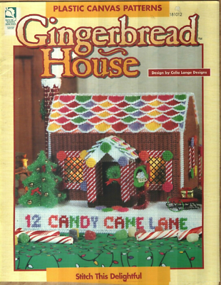 Plastic Canvas Gingerbread House Designs