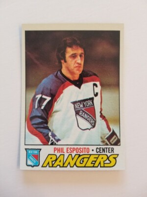 PHIL ESPOSITO 1977 TOPPS HOCKEY TRADING CARD #55 RANGERS | eBay