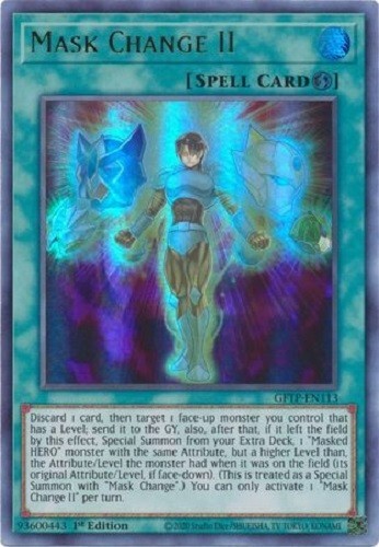 MASK CHANGE II *** (MASK CHANGE 2) GFTP-EN113 YUGIOH! (ULTRA RARE) | eBay