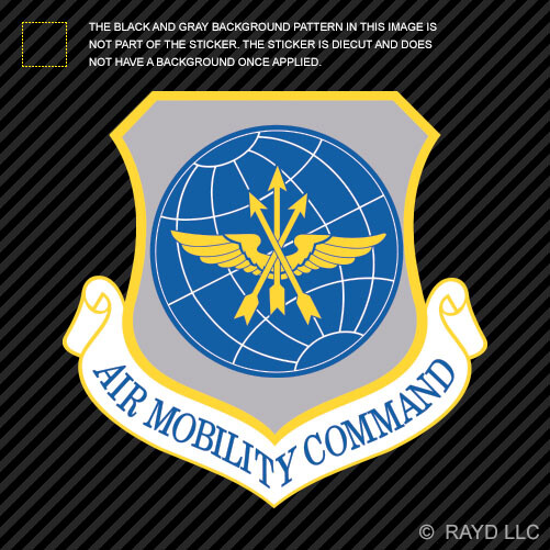 AMC Air Mobility Command Shield Sticker Die Cut Vinyl majcom | eBay