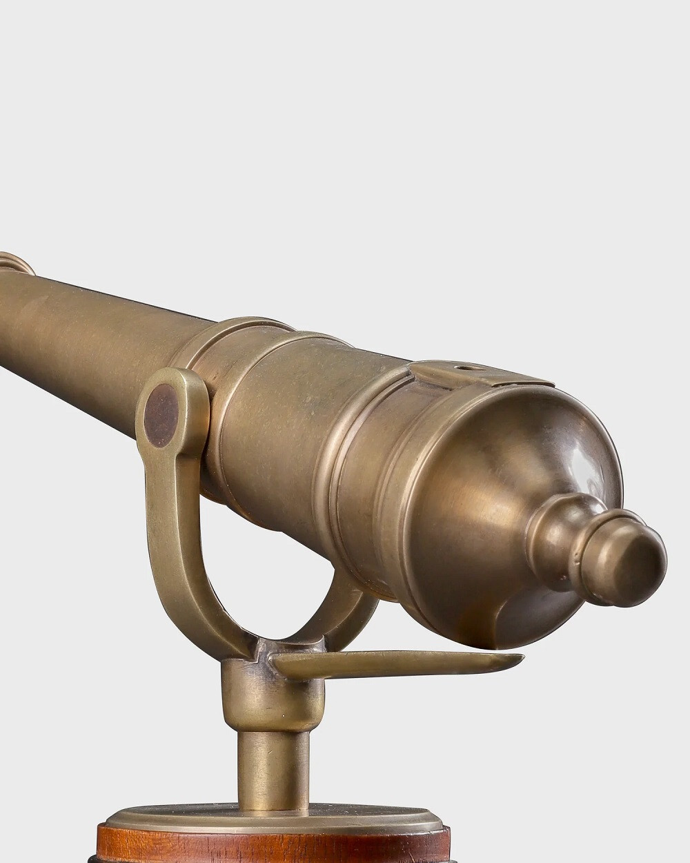 Signal Gun Cannon 1805 Brass & Wood Model 8.25" Navy Warship Naval ...