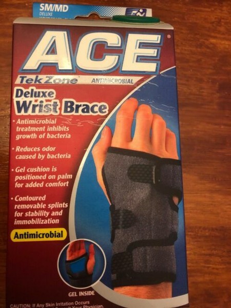ACE TekZone Antimicrobial Deluxe Wrist Brace Right Lg/xl 207741 for ...