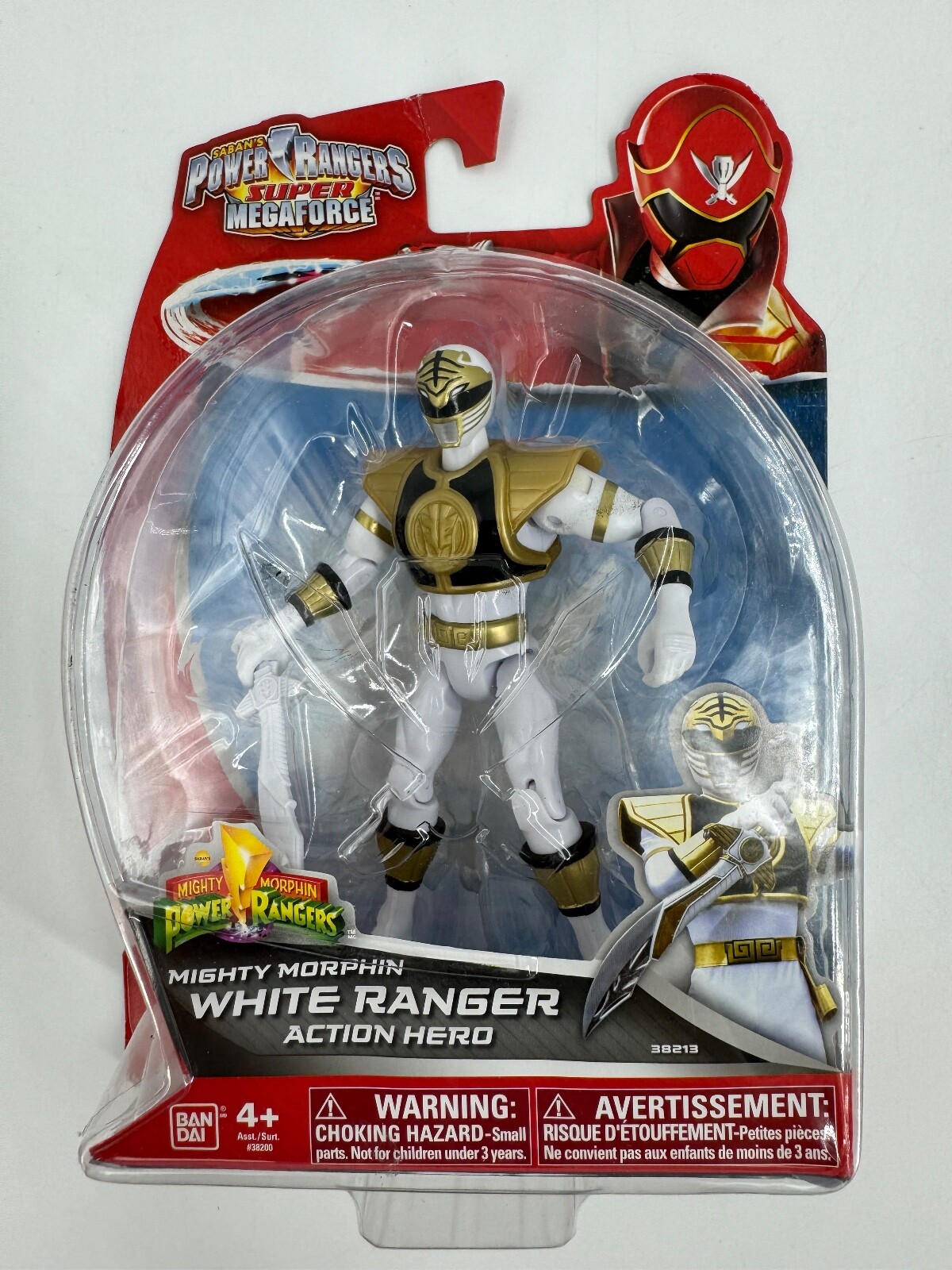 Power Rangers Super Megaforce Mighty Morphin' White Ranger Action Hero ...