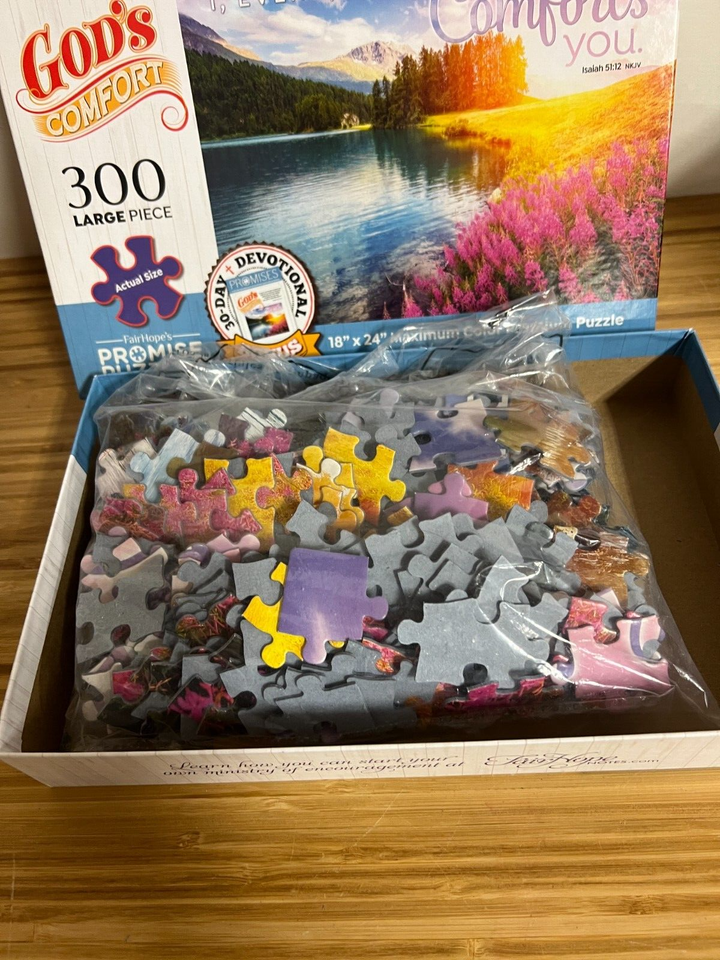 Large Piece Scenery Fair Hope's Promise Puzzles - 300 pcs 18" x 24" - 2 ...