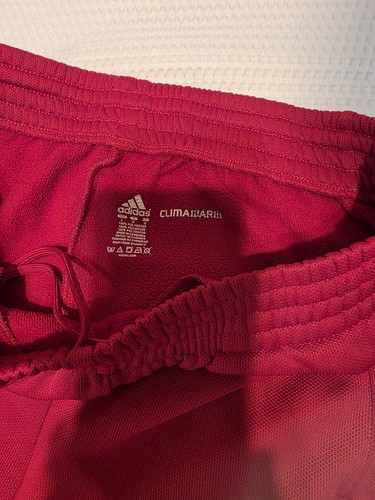 adidas ClimaWarm KU Red Men's Hooded Tracksuit Set Jogger Jacket Pants ...