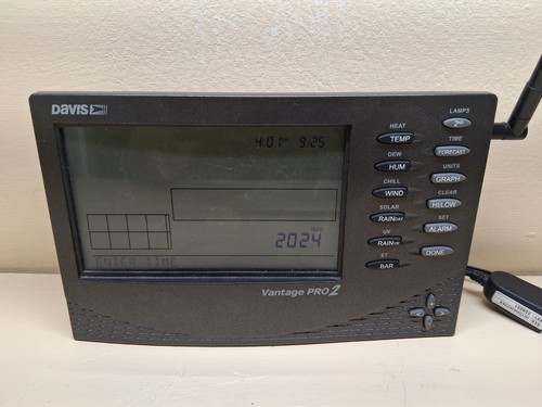 Davis Vantage Pro2 Wireless Console Receiver ONLY 6312 w/ Power Supply ...