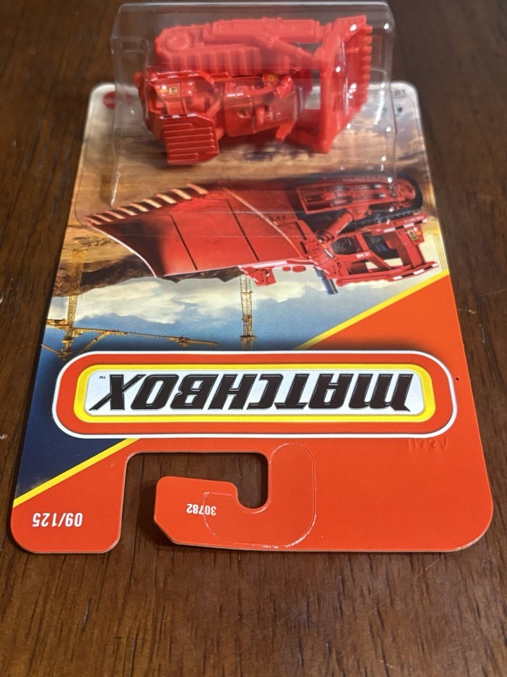 Matchbox FIRE WATCH Groundbreaker Bulldozer MBX Construction Red ...