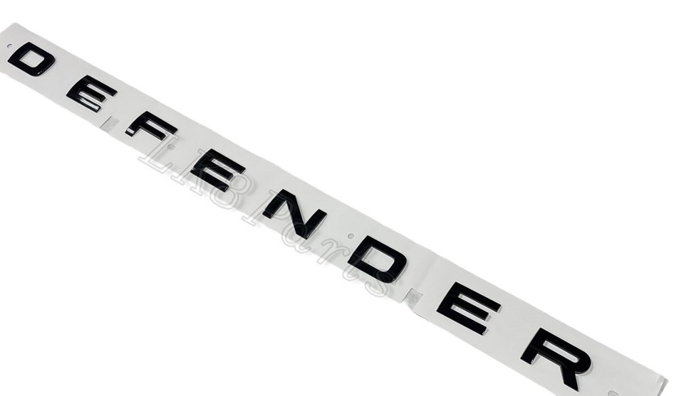 Land Rover Defender 2020-2022 Front Hood Lettering Gloss Black Genuine ...