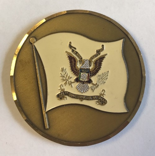 US Army 244th Quartermaster Battalion War Fighter's Logistician Coin | eBay