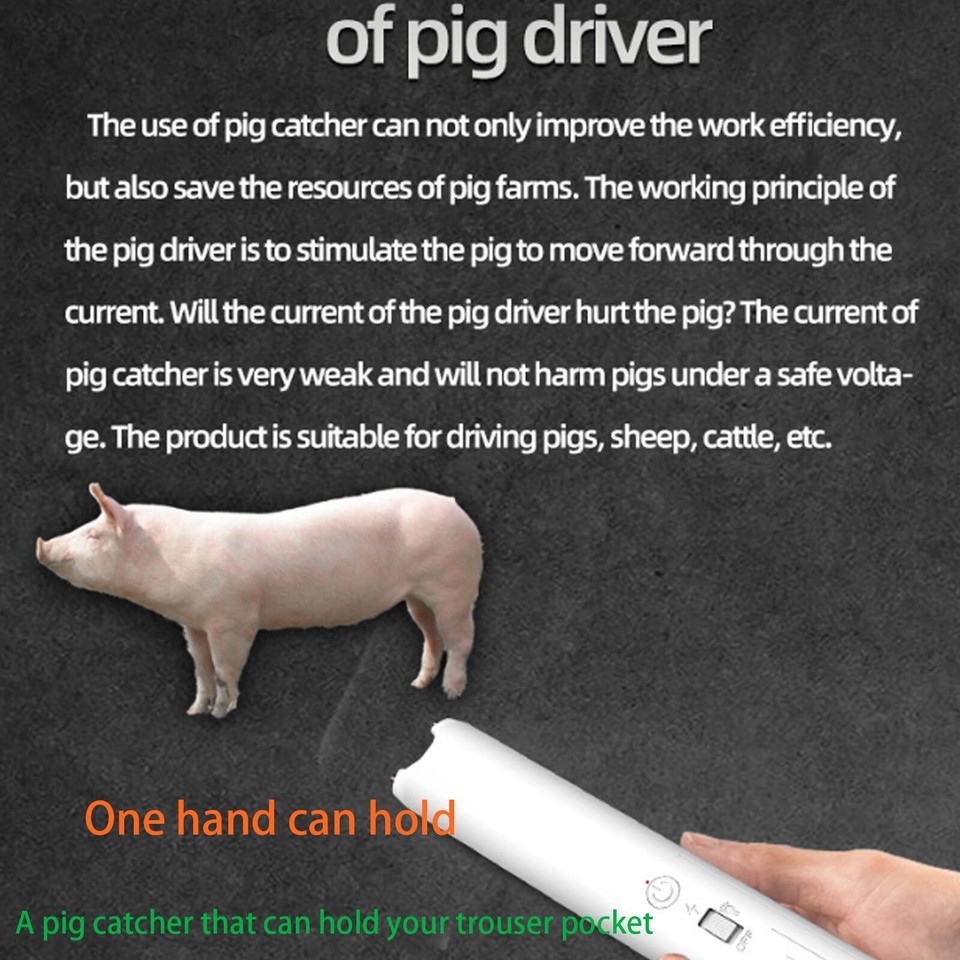Portable Cattle Prod Stick / LED Livestock Cattle thorn For Cow Pig ...