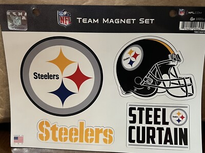 Pittsburgh Steelers NFL Team Magnet Set | eBay