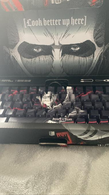 Attack on Titan x Higround Titan Keyboard Limited Edition LEVI | eBay