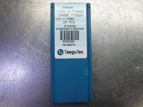 TaeguTec Carbide Grooving Inserts QTY10 TIMJ4 TT8020 (LOC1589) | eBay