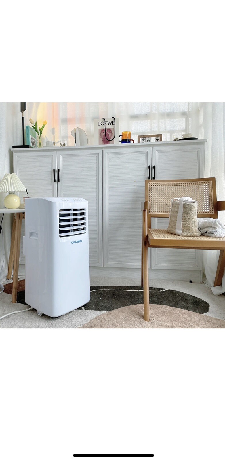 DENBIG Portable Electric Air Conditioner Unit 7000 BTU In Room AC Unit ...