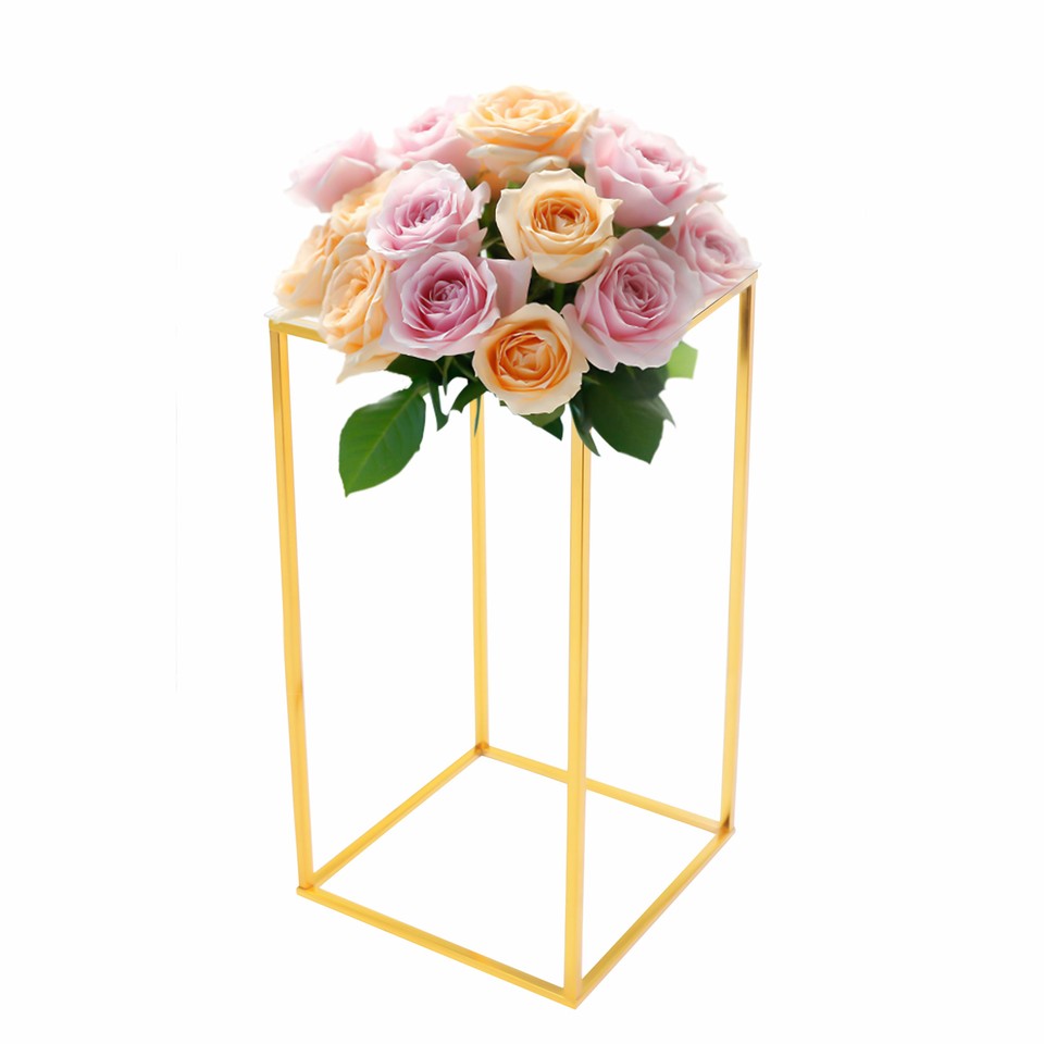 Wedding Flower Stand Metal Vase Stand Floor Column Floral Rack Party ...