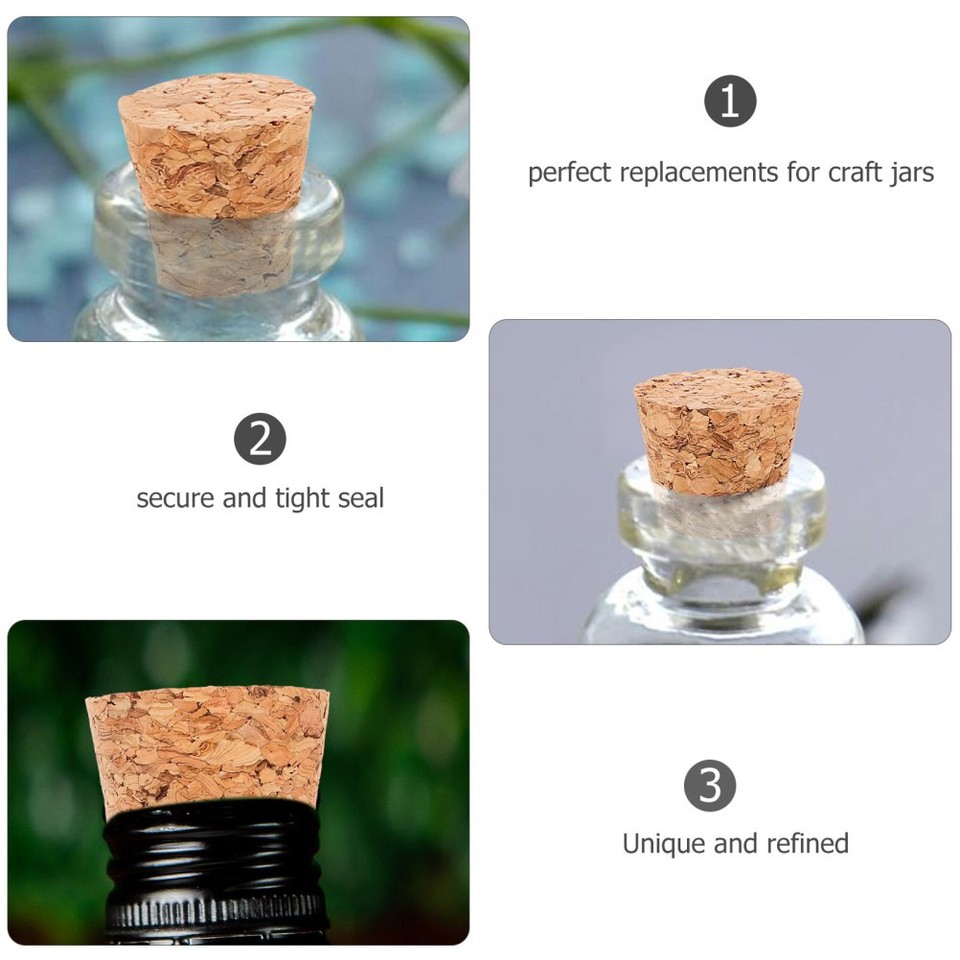 Stoppers of Cork Imitations Plastic Bottle Set Assortment Corks ...