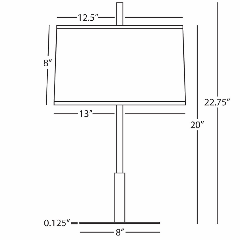 Robert Abbey Echo AL Echo 23" Buffet Table Lamp - Bronze | eBay