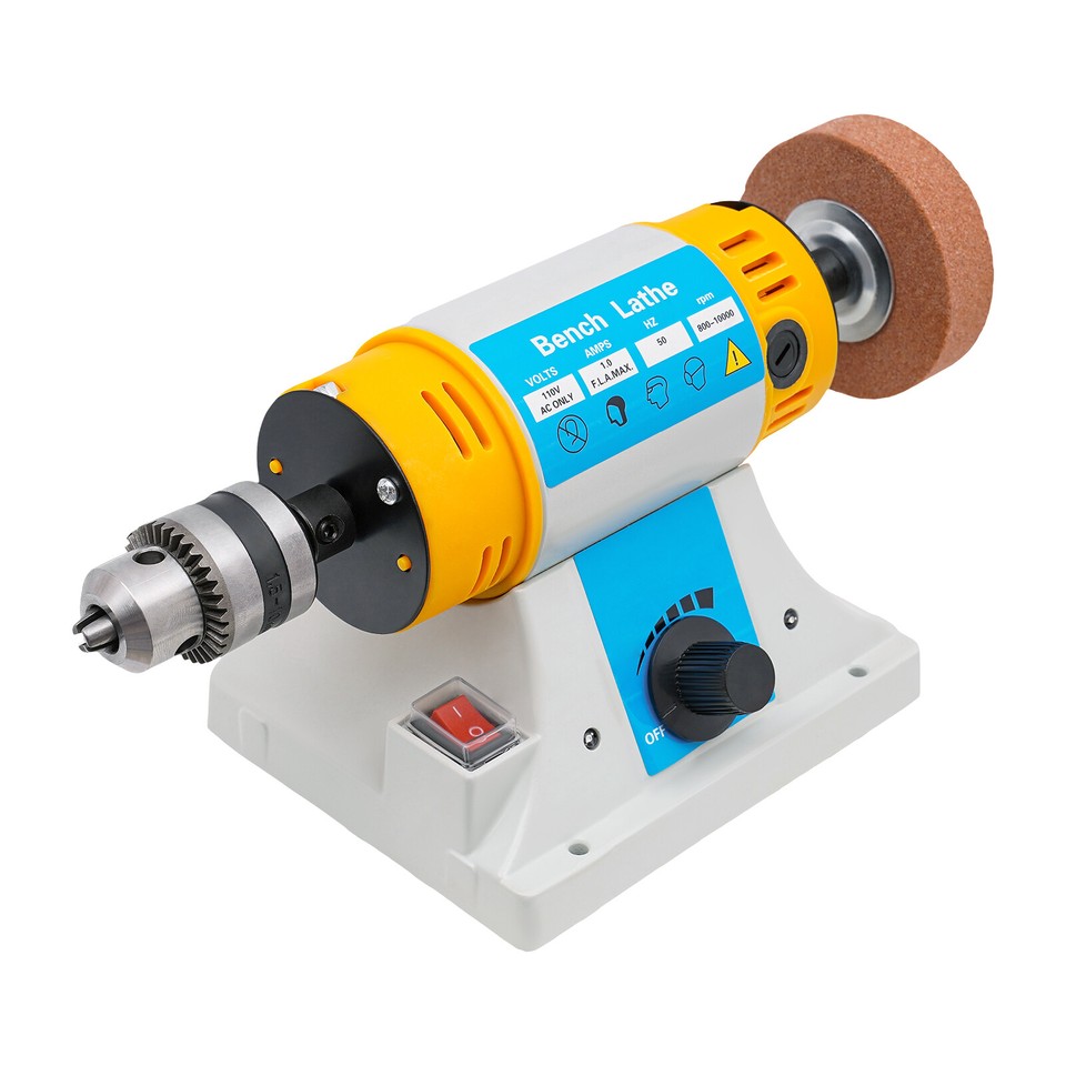 Bench Lathe Polishing Buffer Grinder Buffing Machine Pro Jewelry Bench ...