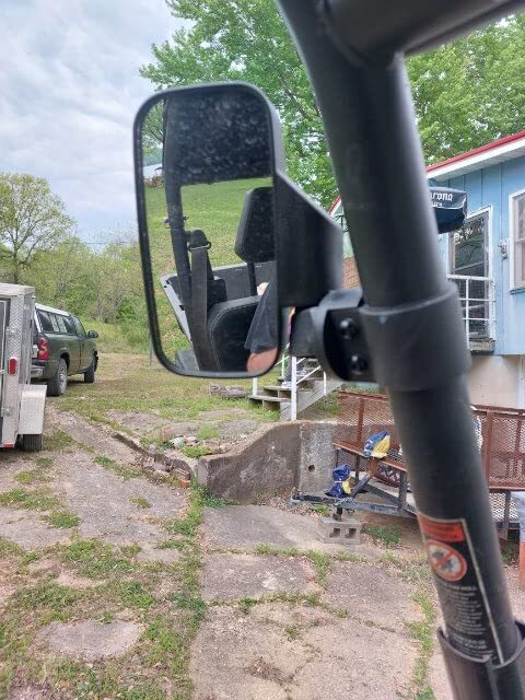 2Pcs Side Rear View Mirrors For 2016-2024 Can-Am Defender Maverick ...