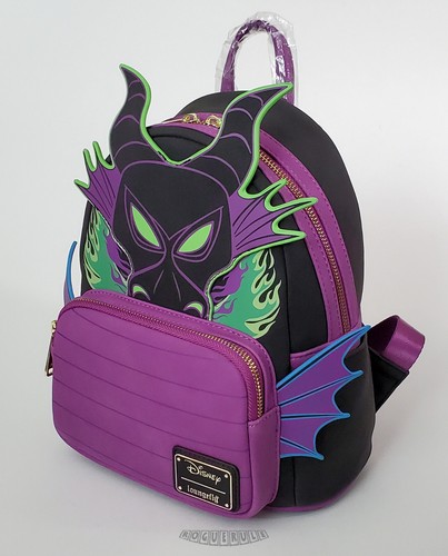 🚦Loungefly Maleficent Dragon Mini Backpack Exclusive - Glow In The Dark ...