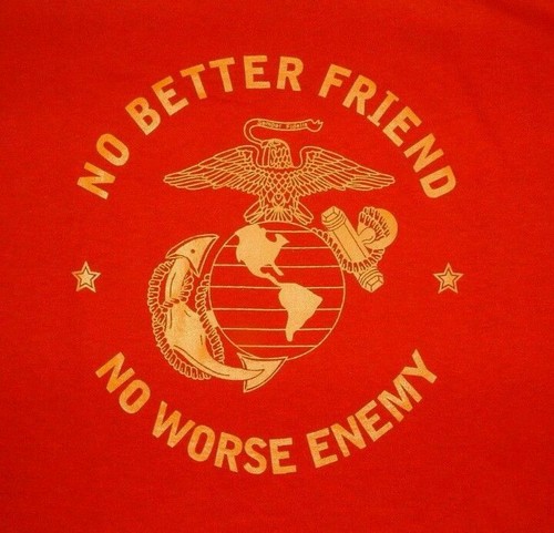 US MARINE YOUR BEST FRIEND YOUR WORST ENEMY CHALLENGE COIN USMC PIN UP ...