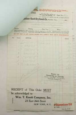 1929 Lamson Goodnow Castner Knott Dry Goods Co Nashville TN Ephemera ...