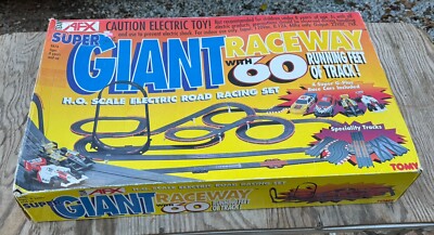 Vintage TOMY AFX Super G+ Super Giant Slot Car Raceway Set with Cars ...