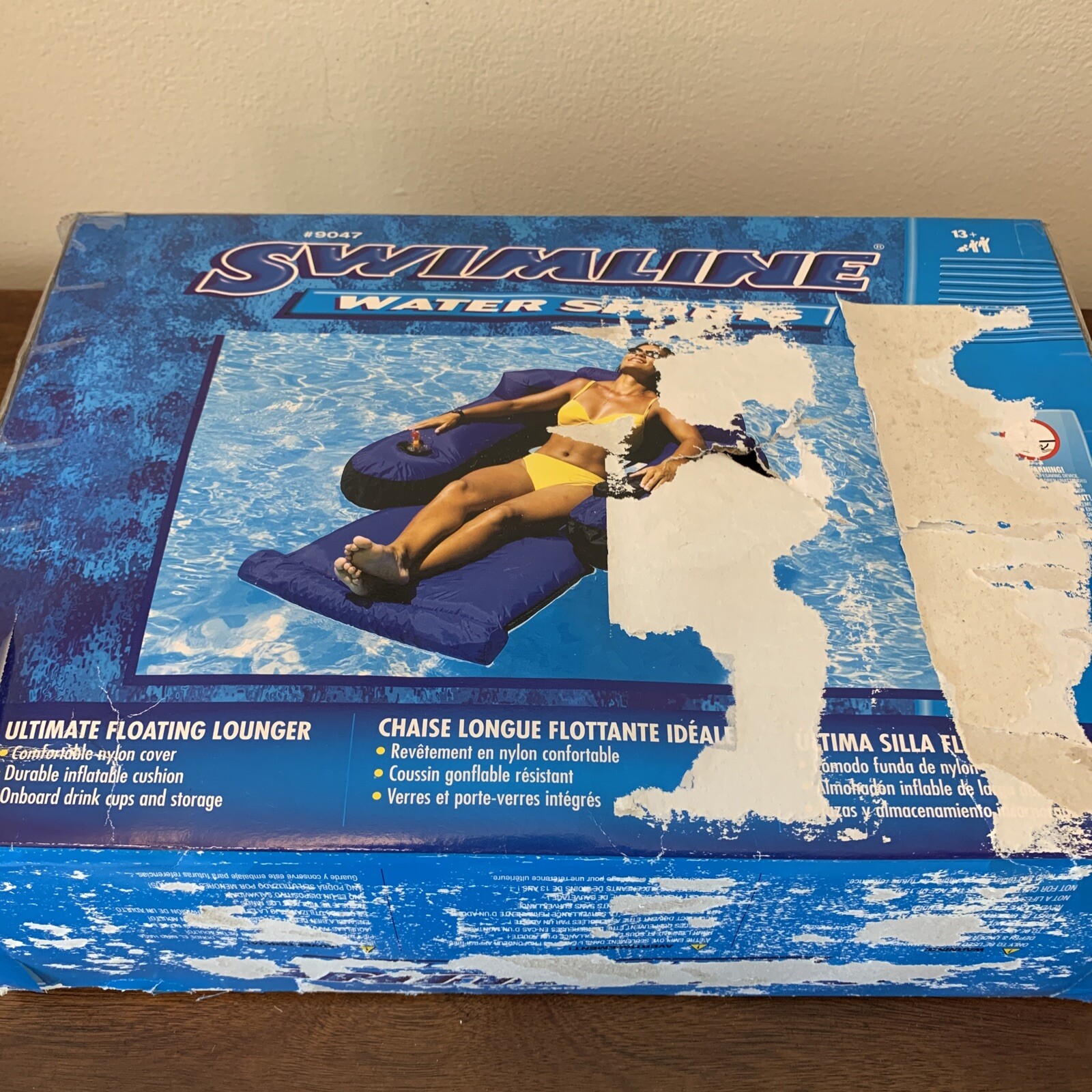 Swimline 9047 Ultimate Fabric Inflatable Tahoe Nylon Swimming Pool ...