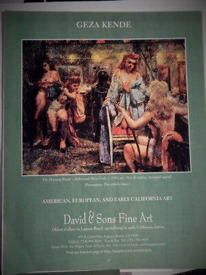 GEZA KENDE / FRANK F ENGLISH ART PIECES ORIG VTG 1997 ADVERTISEMENT, | eBay