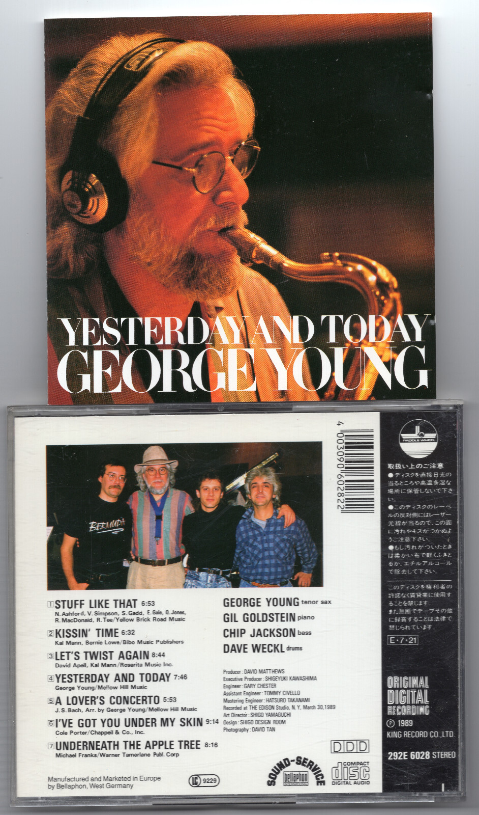 George Young - Yesterday and Today, Goldstein/Weckl, Japanese Paddle ...