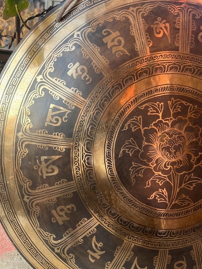 50CM Gong-Tibetan Gong-Deep Sound Gong-Handmade Gong-Yoga Meditation ...