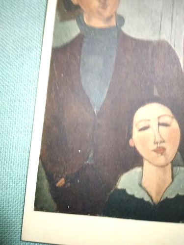 VTG Arthur Jaffe Heliochrome Co. Post Card Jacque Lipchitz & Wife NEW ...