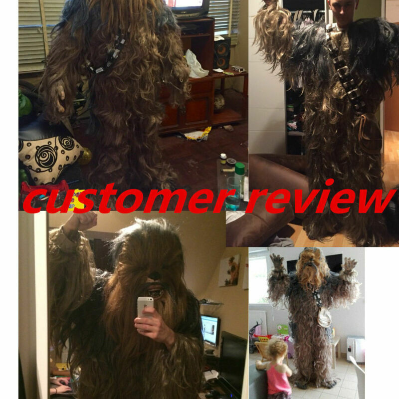 Cosplay Star Wars Chewbacca Costume Halloween Chewie Full Set Outfits ...