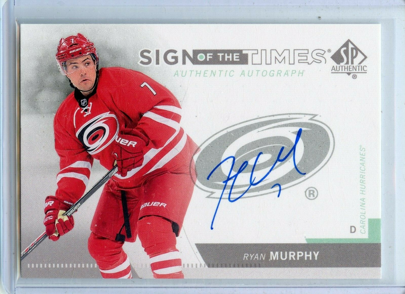 2013-14 SP Authentic Sign of the Times #SOT-RM Ryan Murphy E | eBay