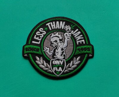 Rock Music Sew / Iron On Embroidered Patch:- Less Than Jake (a) | eBay