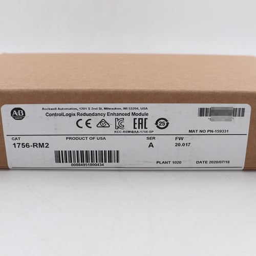 Allen-Bradley 1756-RM2 ControlLogix Redundancy Module Factory Sealed ...