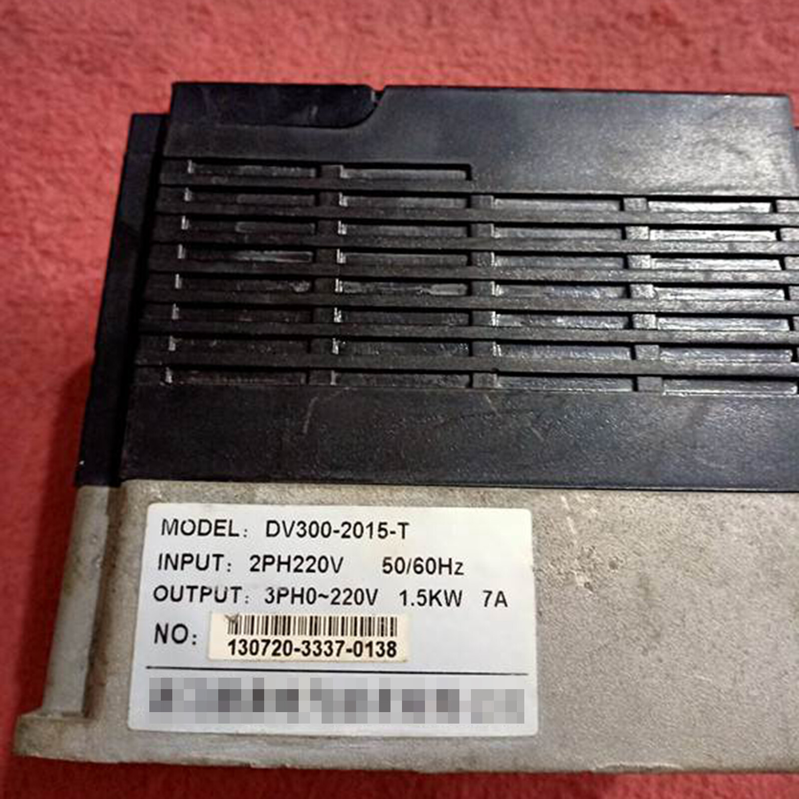 1PC Used DV300-2015-T 220V 1.5KW frequency inverter motor control ...