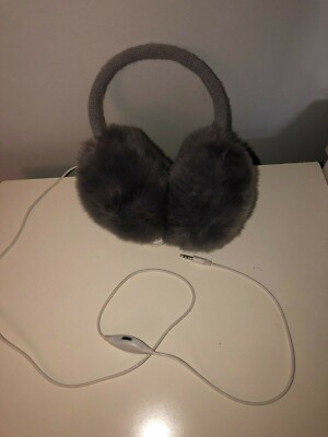 Fuzzy Ear Muff with Headphones | eBay