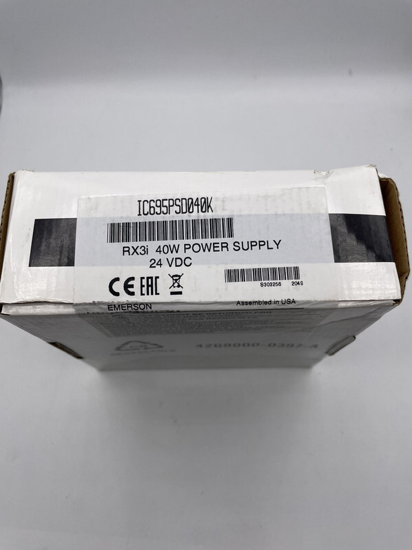 EMERSON GE FANUC IC695PSD040K RX3I 40W POWER SUPPLY | eBay