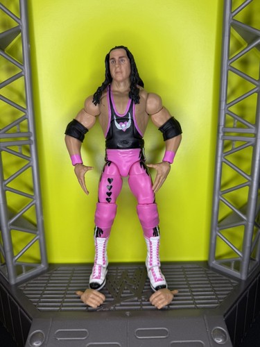 WWE MATTEL BRET HITMAN HART ELITE 94 WRESTLING FIGURE WWF SUMMERSLAM ...