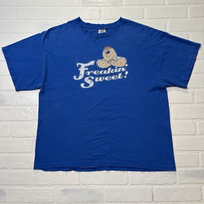 Family Guy Peter Griffin "Freakin Sweet!" Vintage 2004 Y2K Blue T-Shirt ...